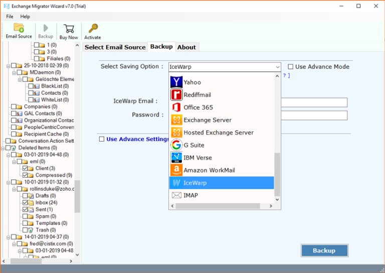 Migrate Exchange to IceWarp Inclusive of All Emails and Attachments